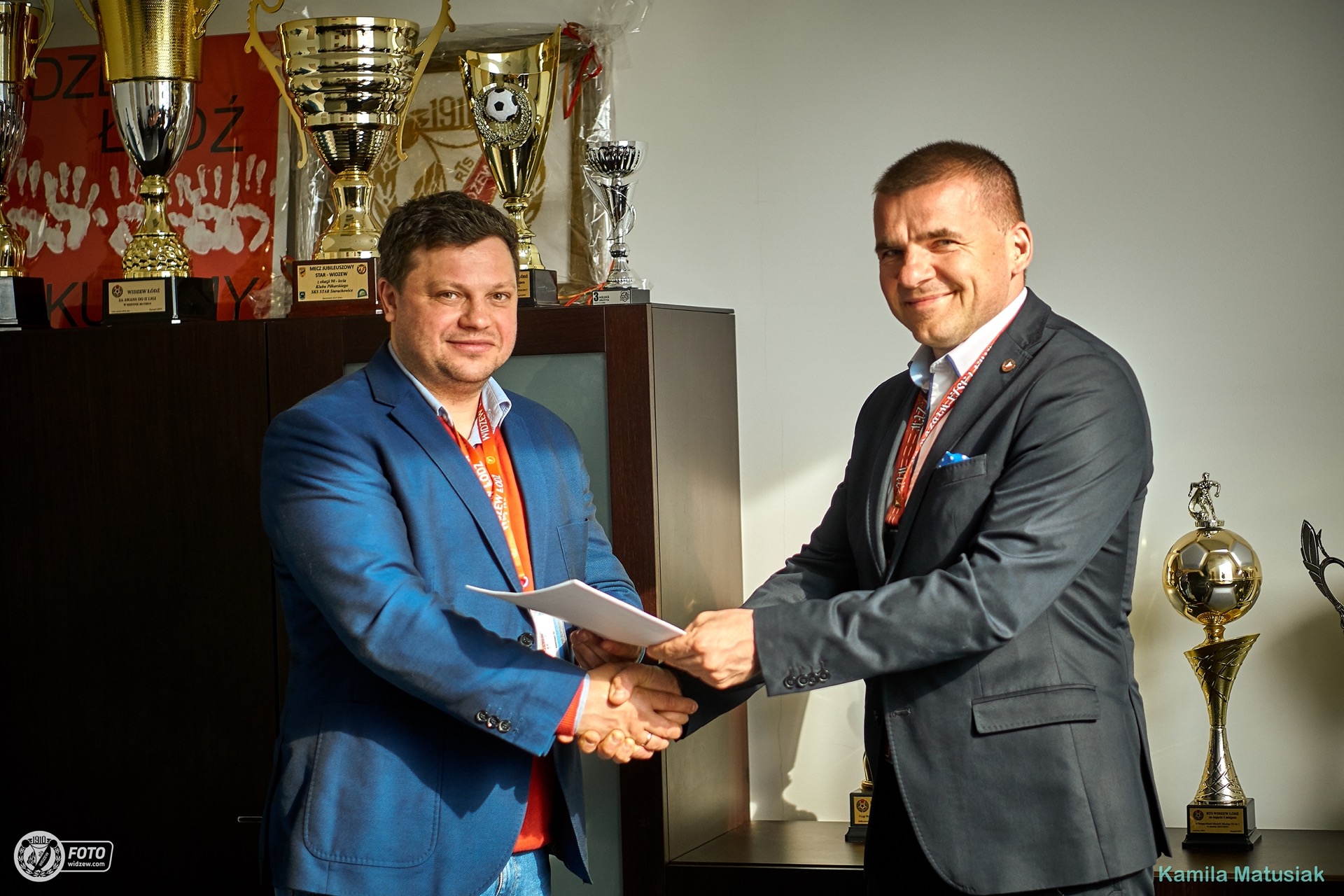 Jednodniowy prezes przyniósł Widzewowi szczęście