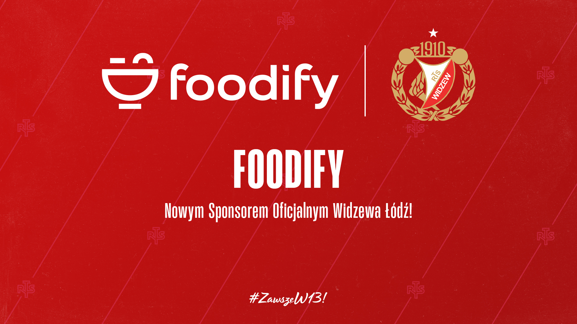 Foodify wchodzi do gry z Widzewem Łódź!